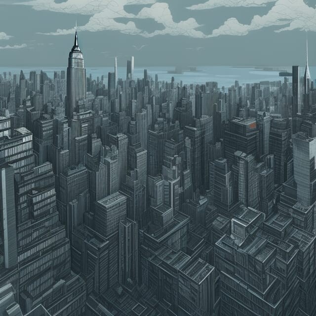 ArtStation - Great city from above