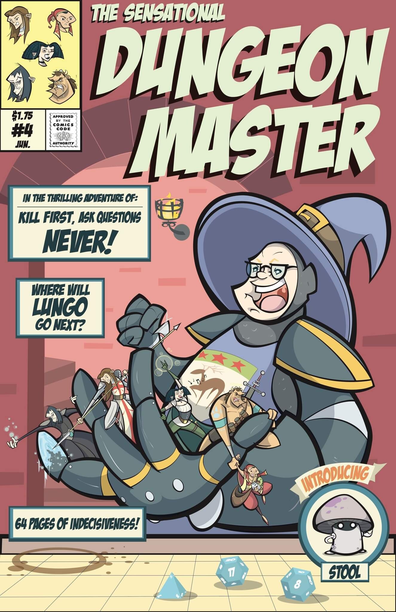 ArtStation - DnD Comic book cover