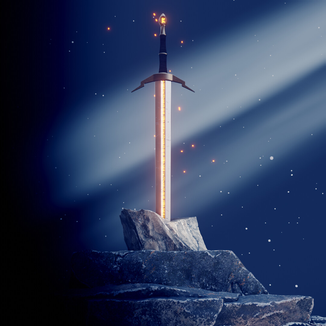 ArtStation - The Sword... This Is My First CGI/CG Or You Can Say 3D ...