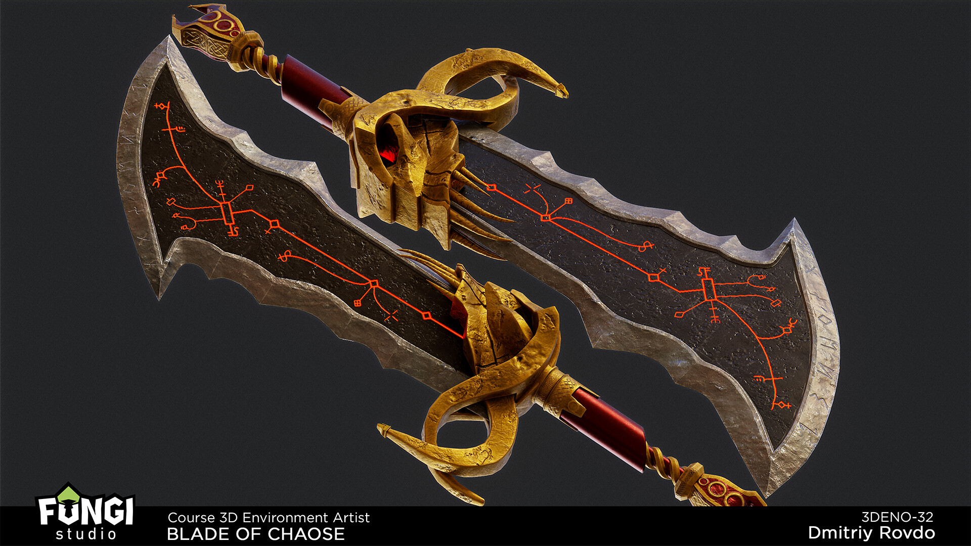 ArtStation - Ares blades of chaos