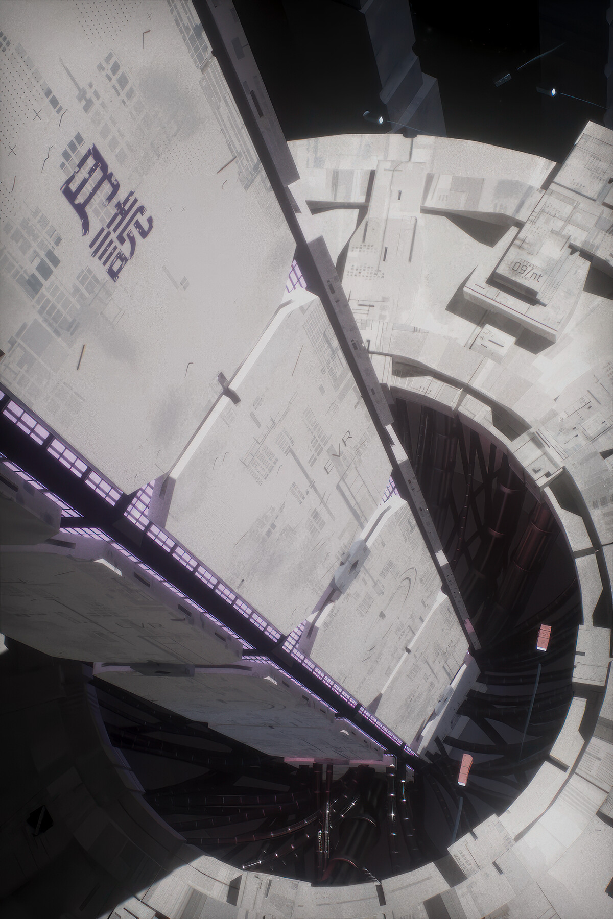 ArtStation - Orbital SpaceTower - 3D Animated Scene, UE5