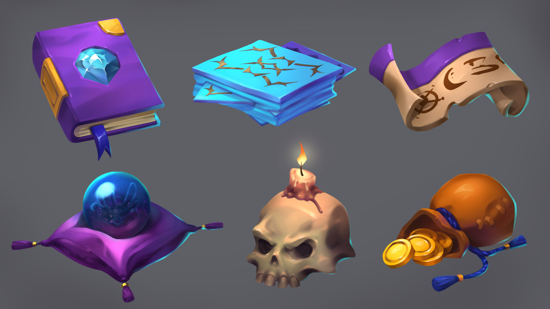 ArtStation - Fortune Teller Items