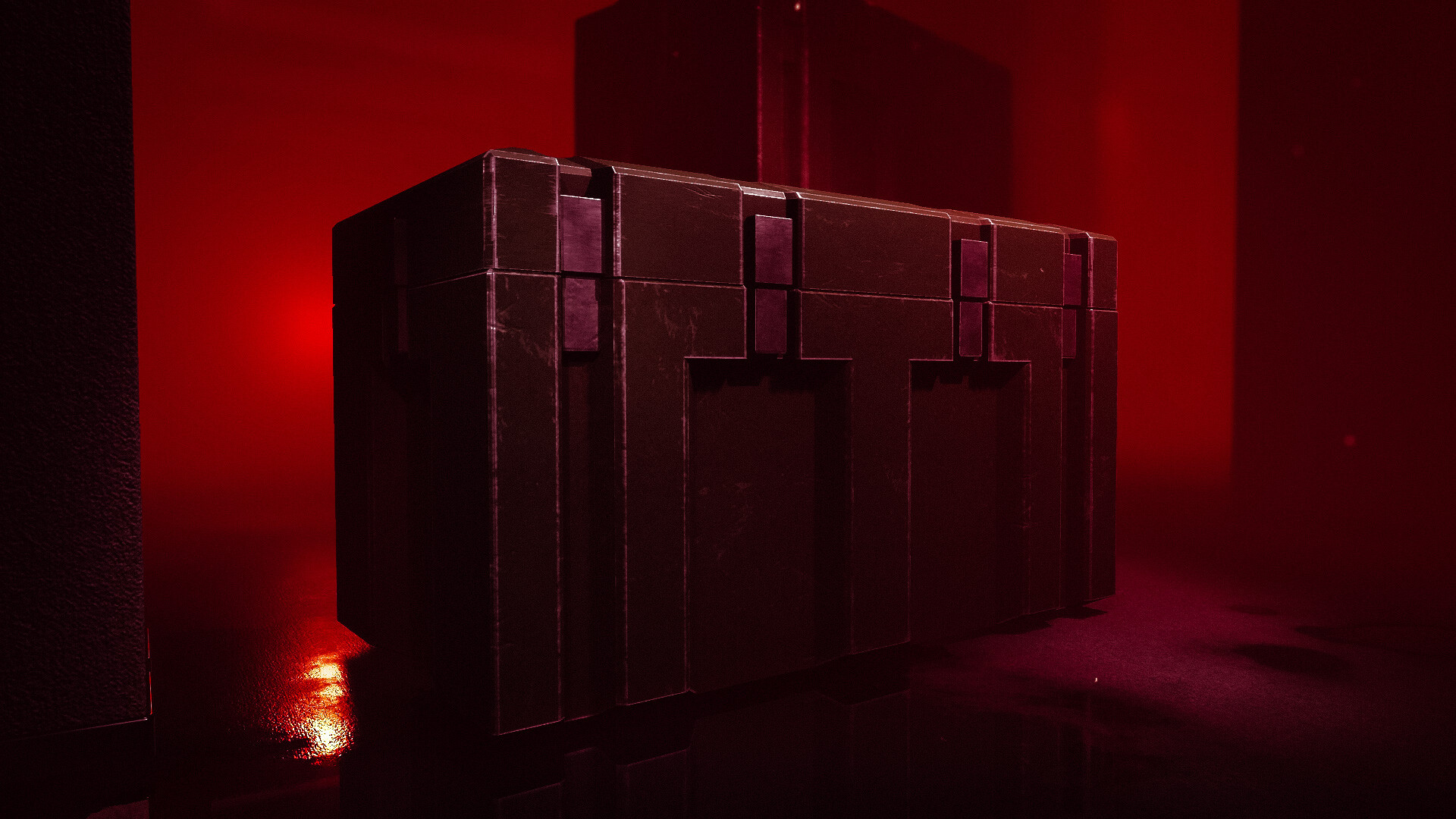 ArtStation - [Level Art - My 3D model] Crate - RayTraced render