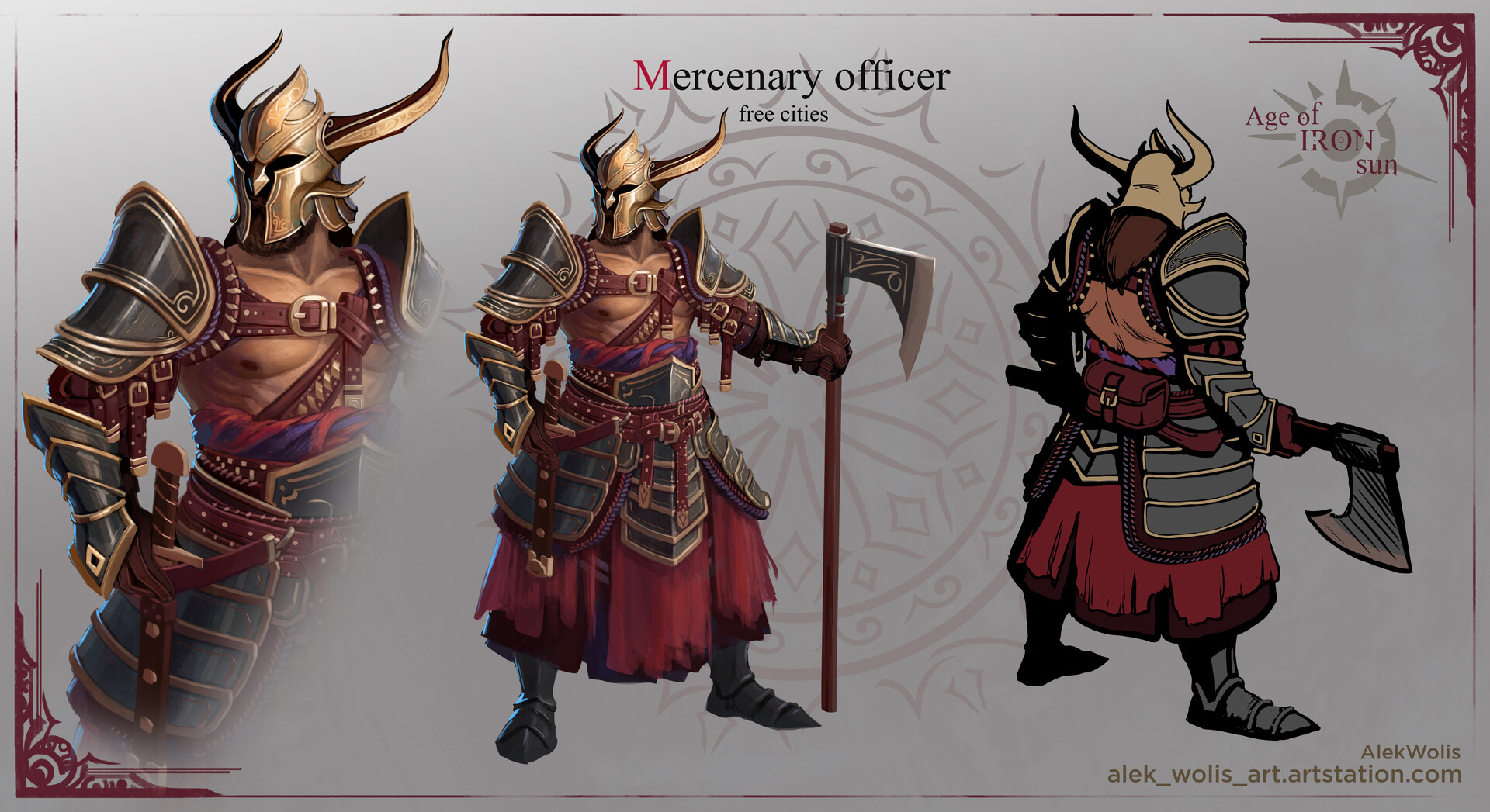 Mercenary Officer by Alek Wolis : r/ImaginaryArmor