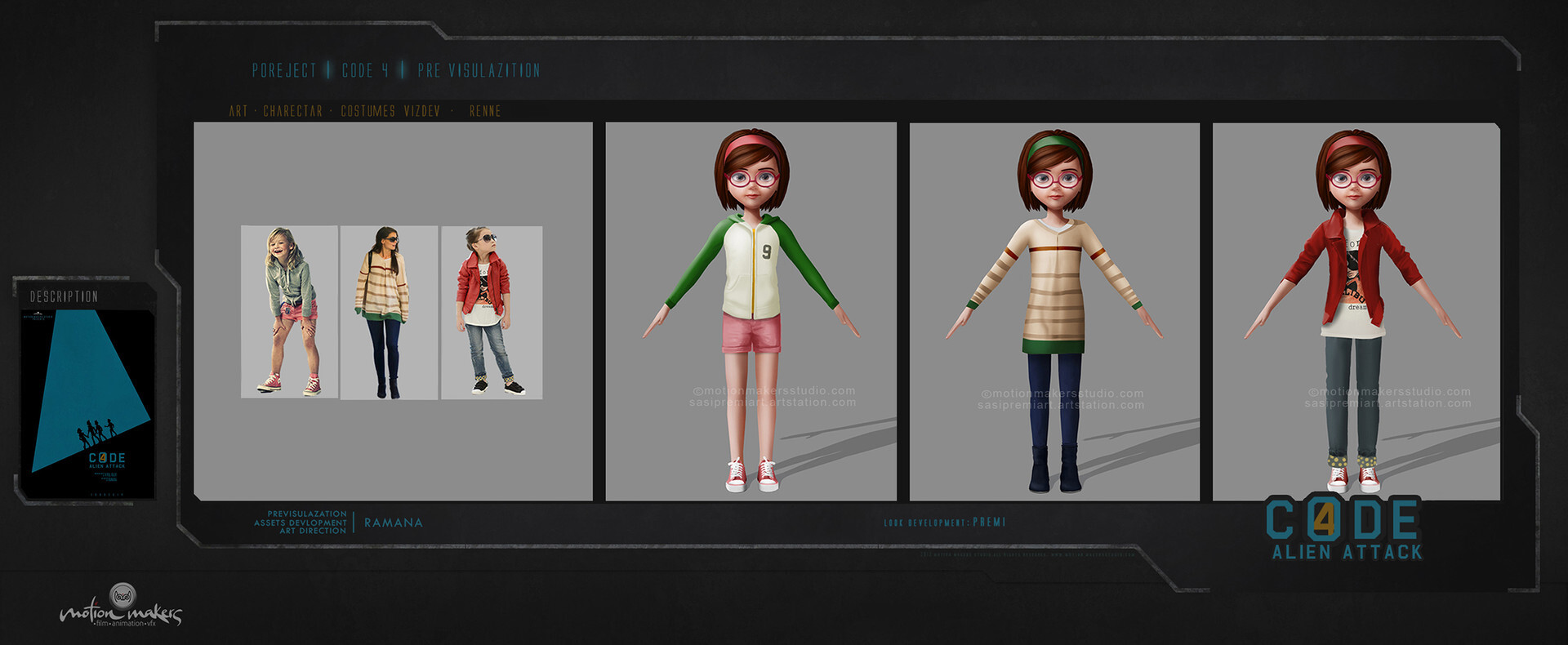 ArtStation - Code4.alien attack.