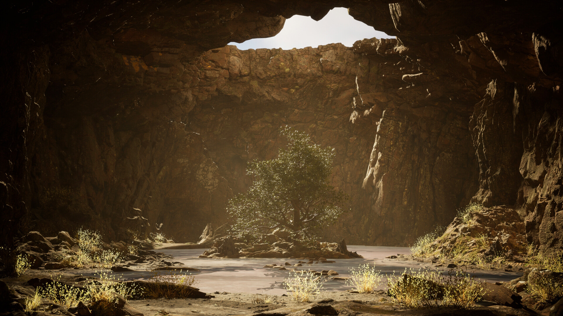 ArtStation - Cave Tree