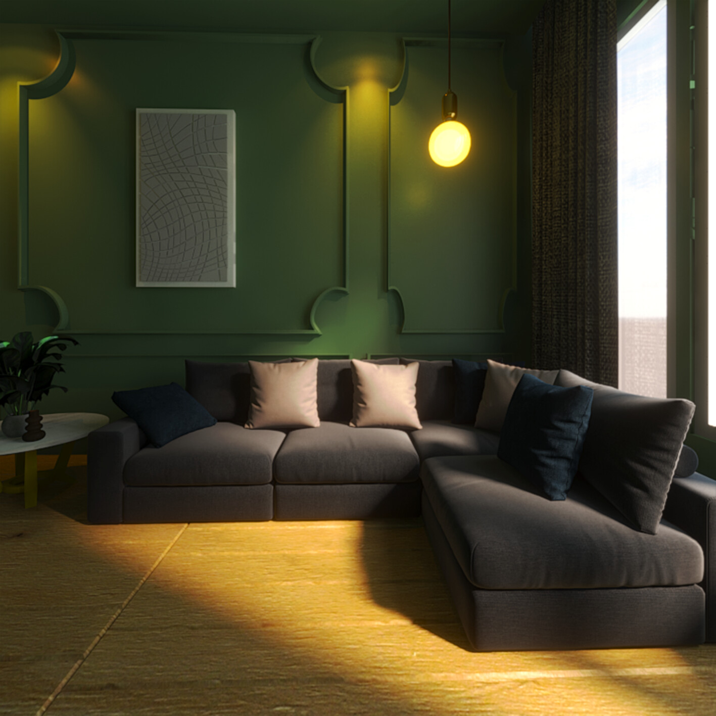 ArtStation - DRAWING ROOM DESIGN