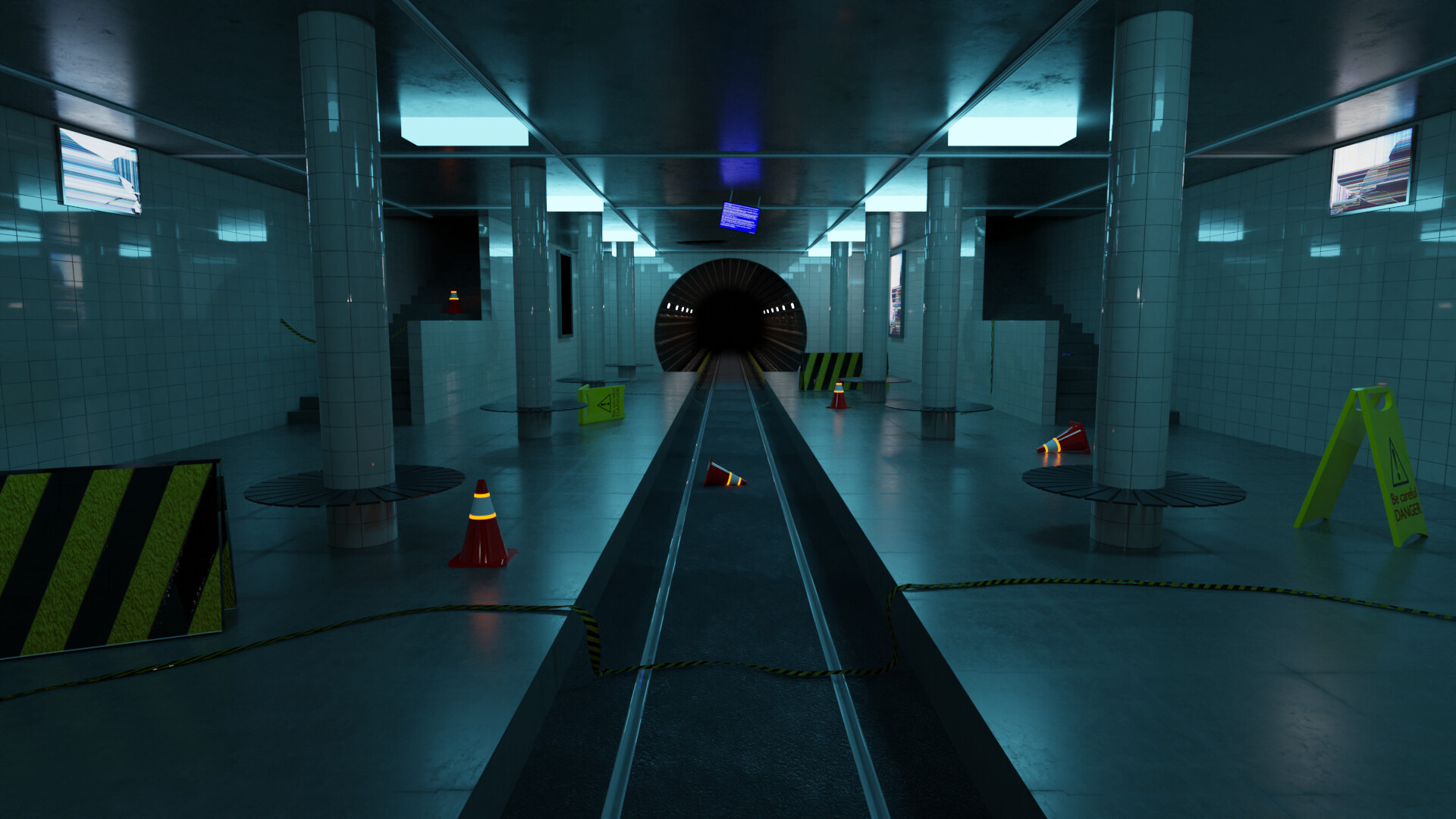 ArtStation - Metro station