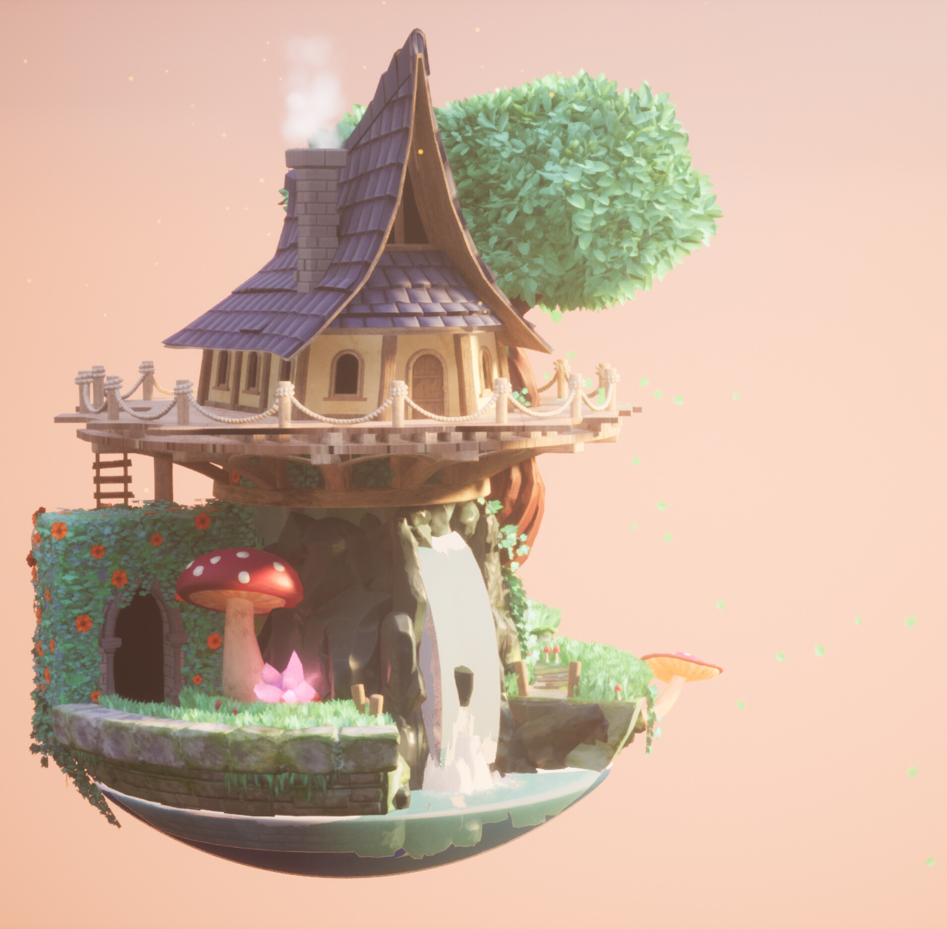 Frederick Brown - House on a Hill