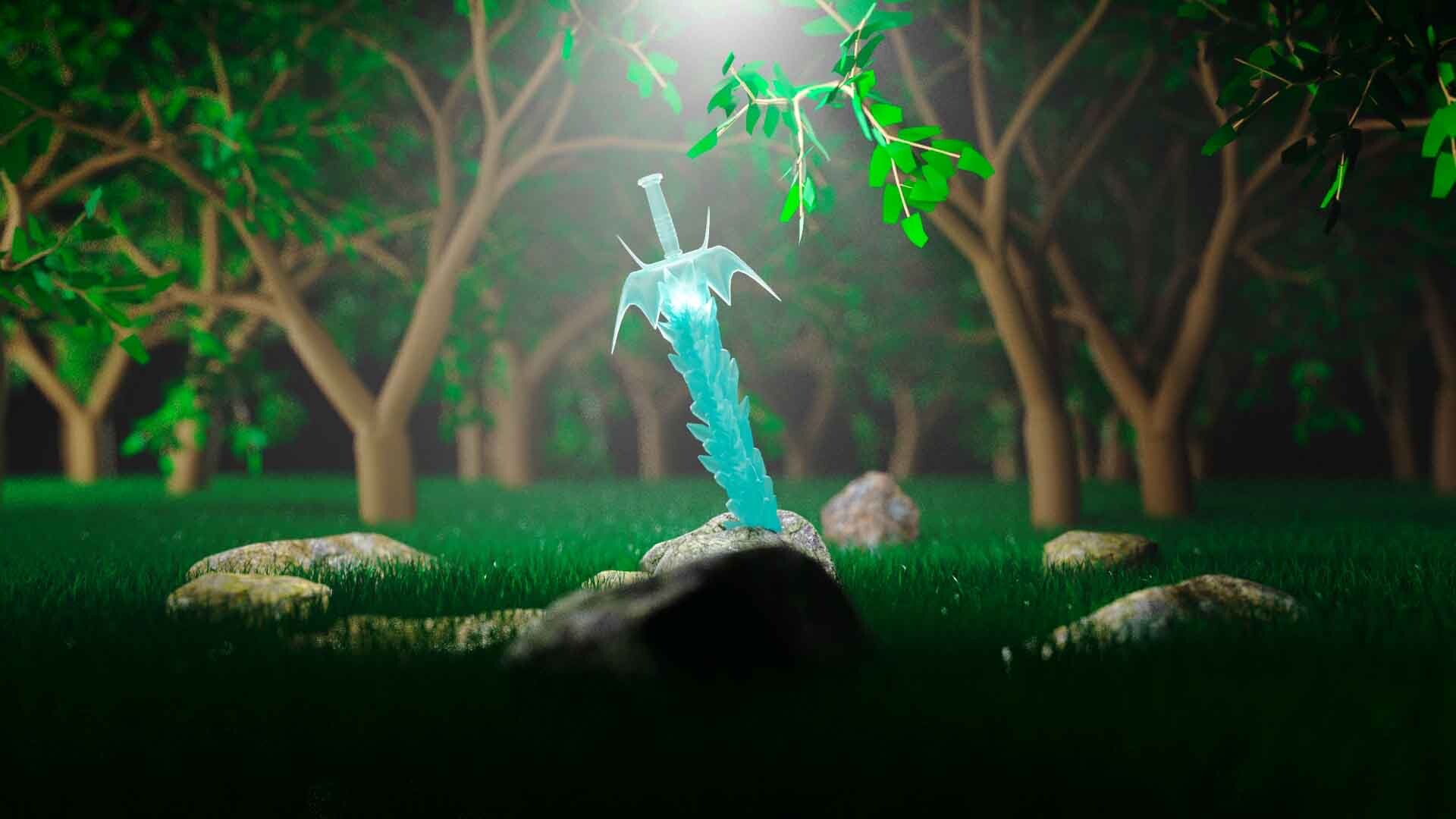 ArtStation - Ice sword 🧊