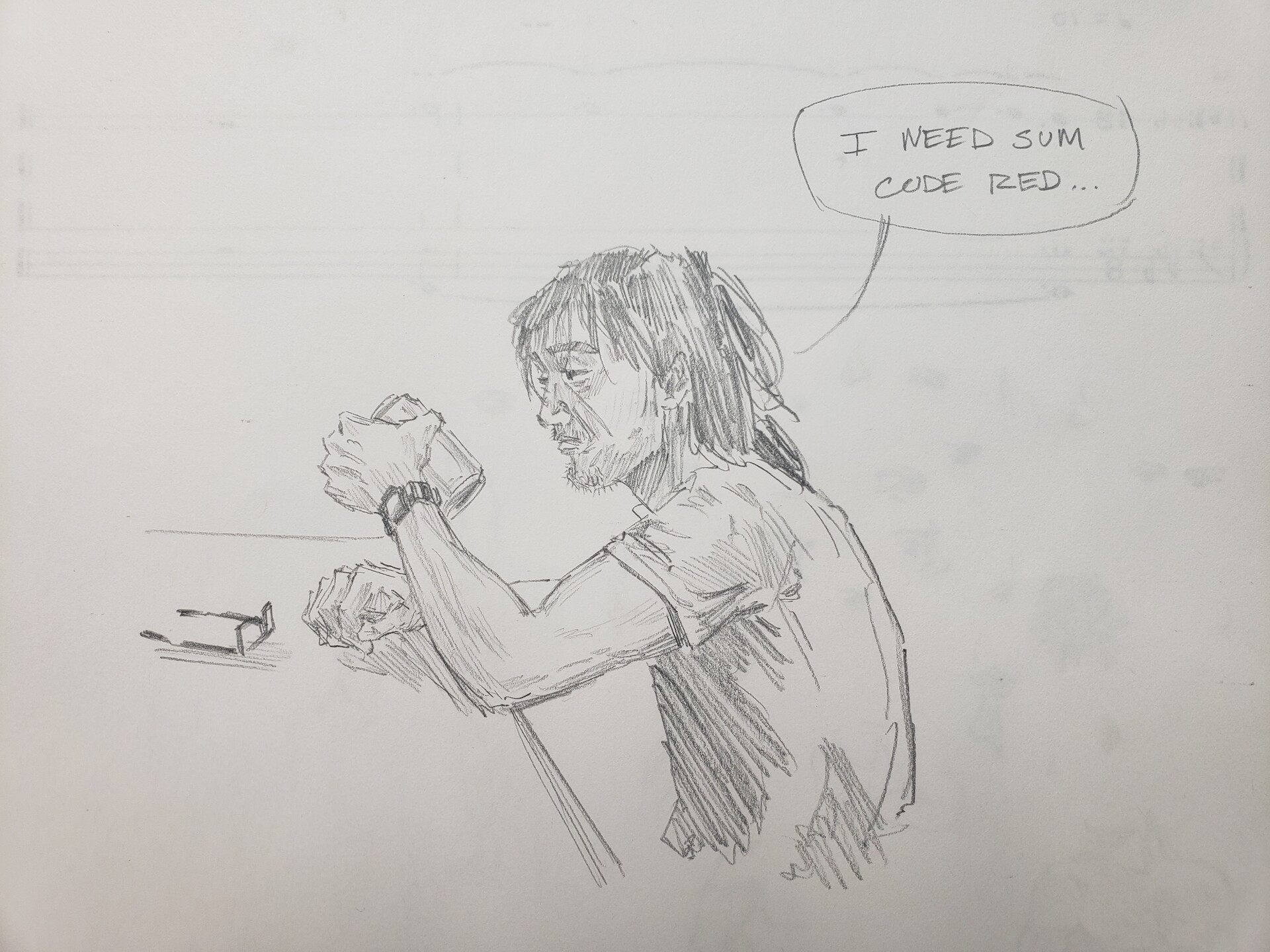 ArtStation - Man down bad for code red