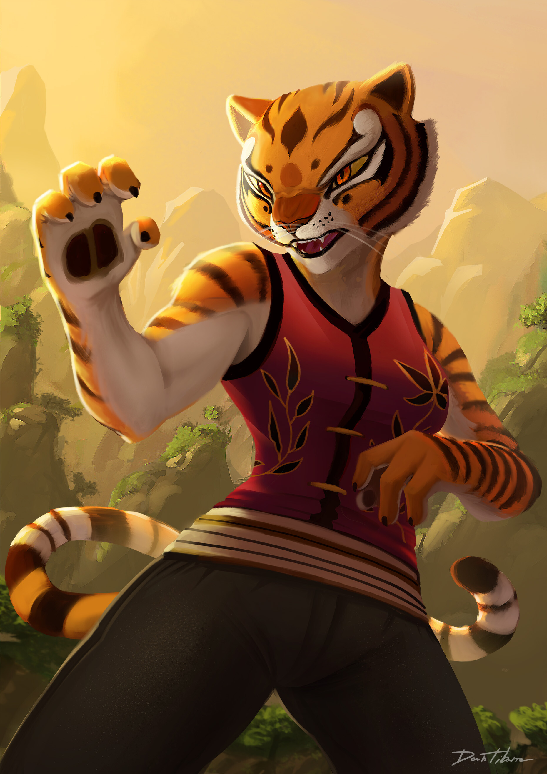 Tigress Fanart Tigress Kung Fu Panda Kung Fu Panda 3