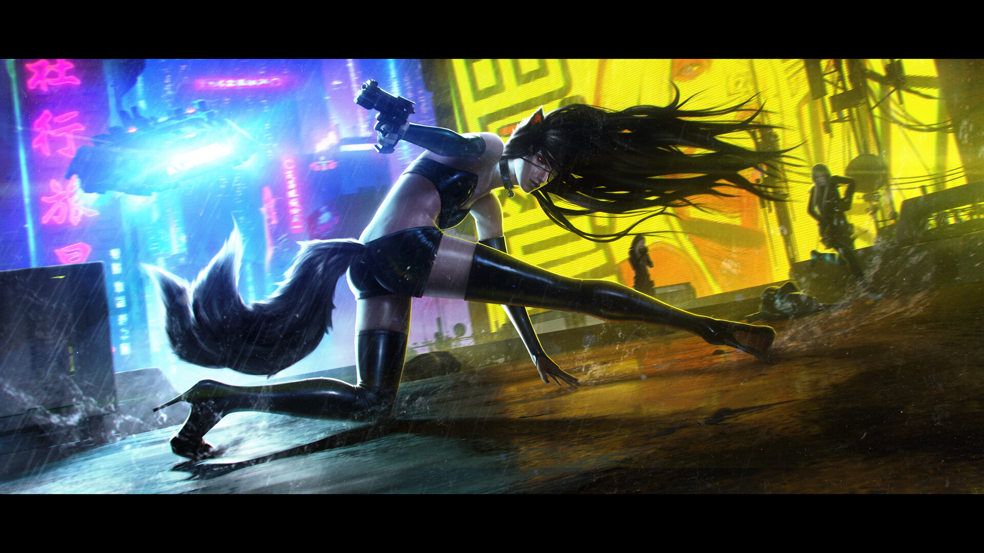 ArtStation - Rooftop Fight