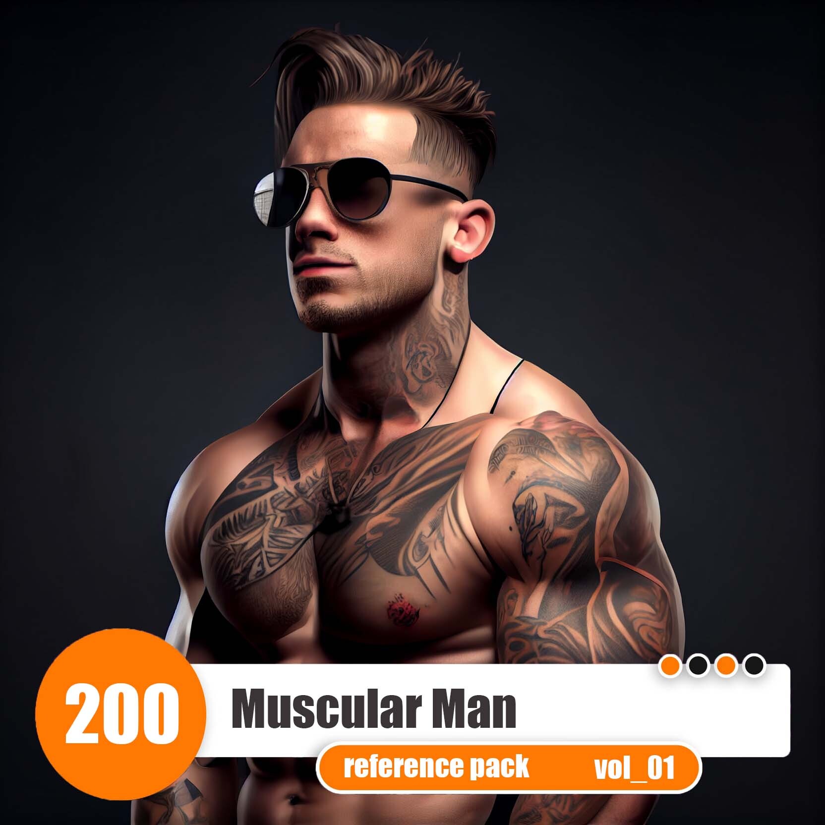ArtStation - 200 Muscular man