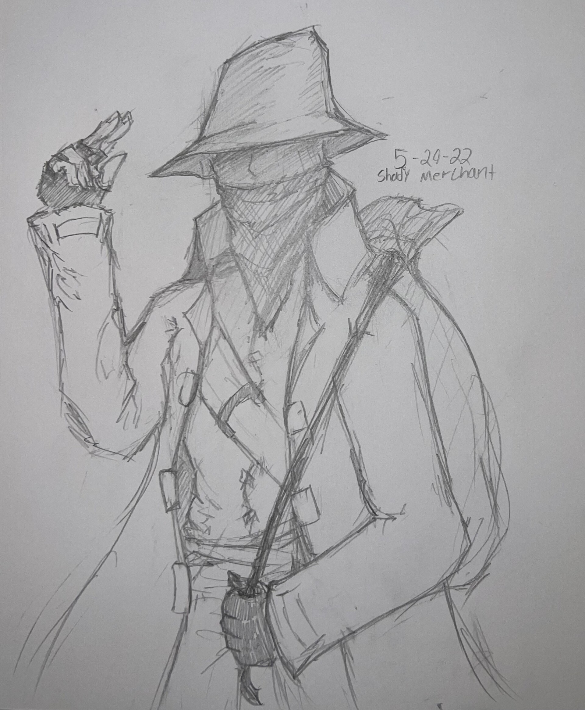 ArtStation - Character Concept - Shady Merchant