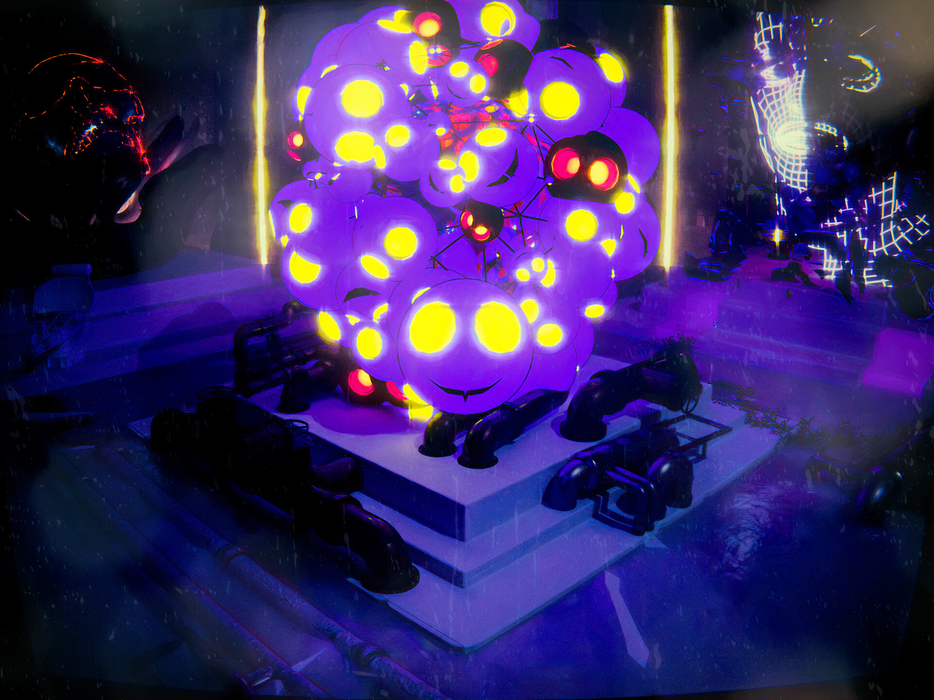 Neon gravity - Schizophrenia