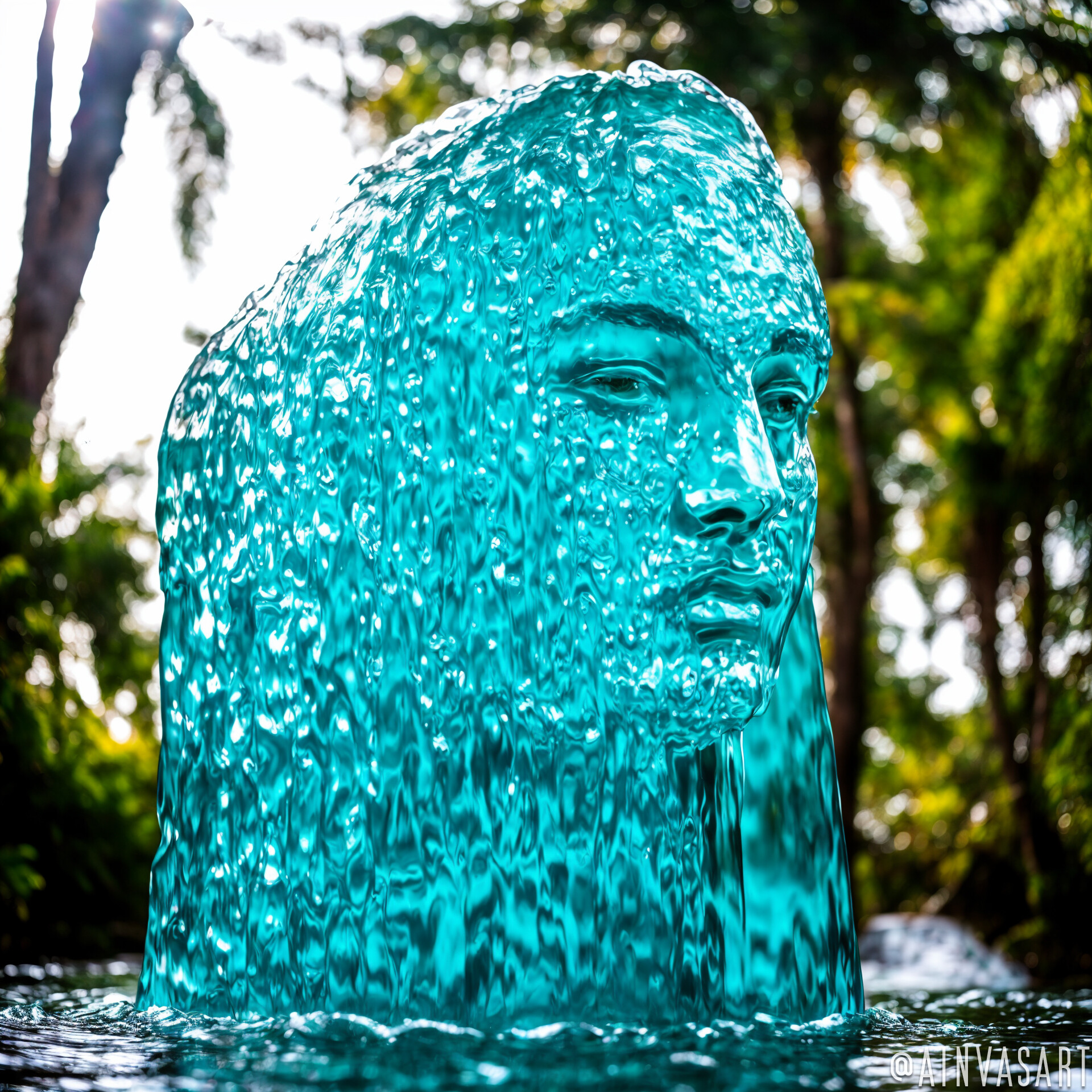 ArtStation - Water sculptures