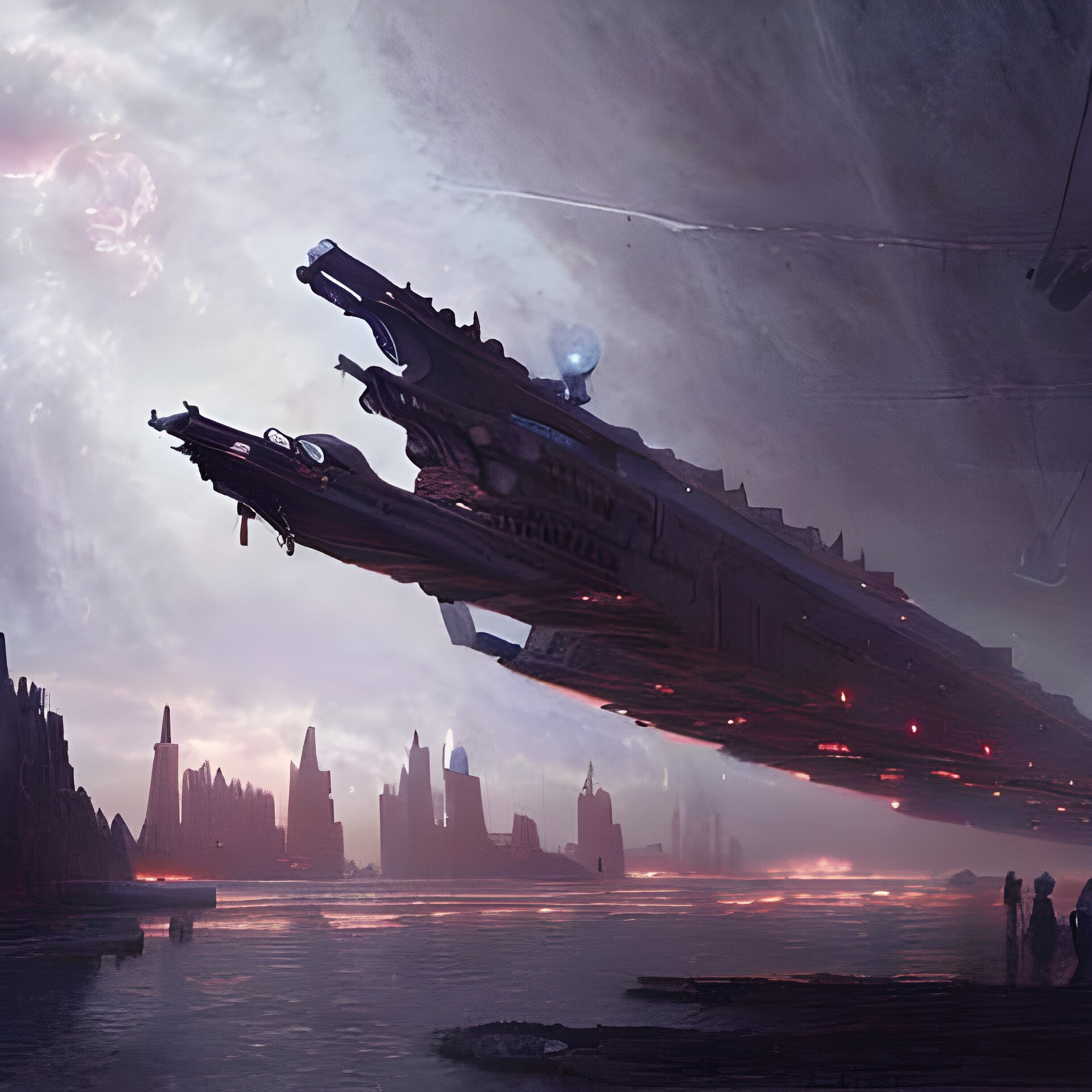 ArtStation - Launch of the Colony Ship