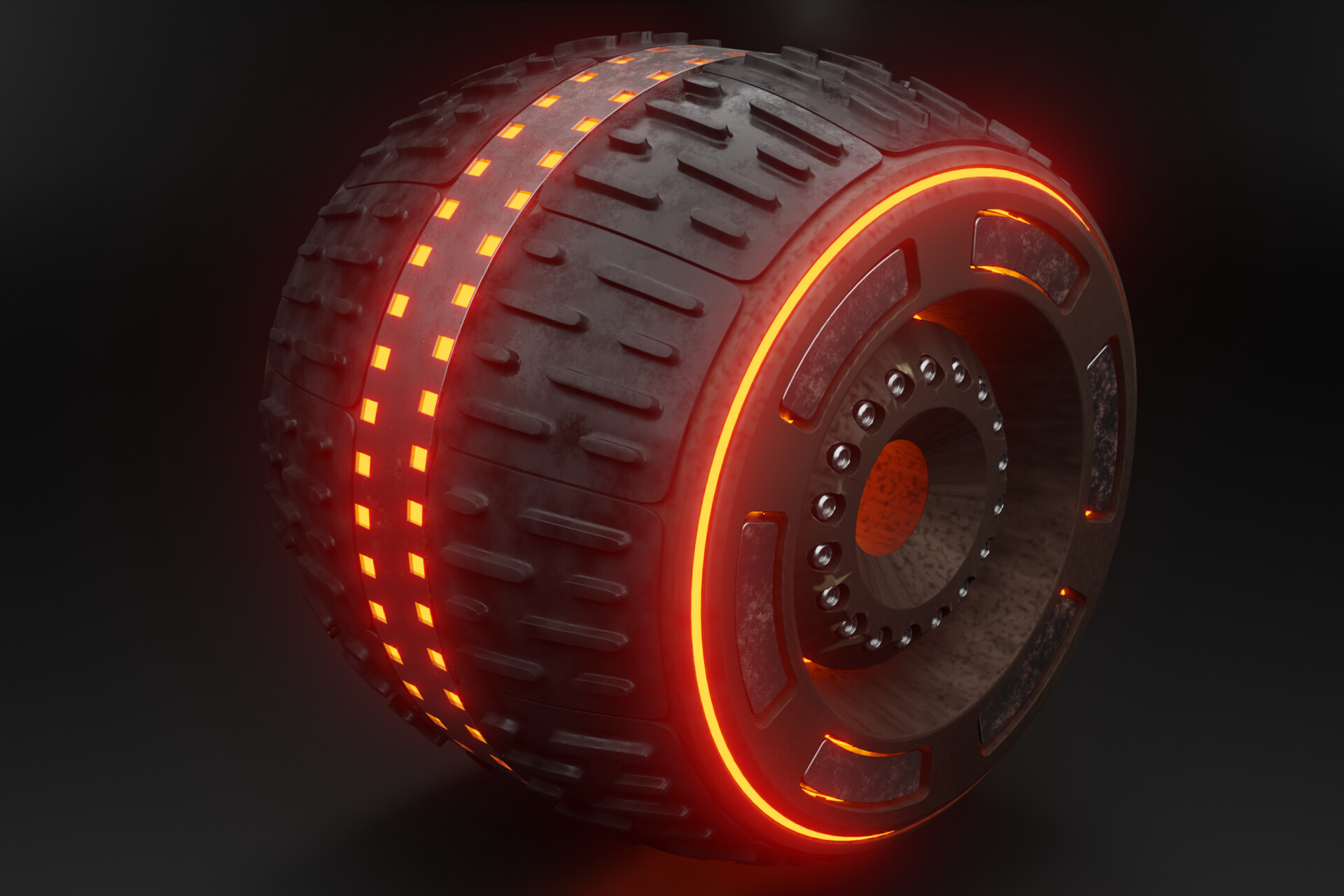 ArtStation - Sci-Fi Wheel (Re-textured)