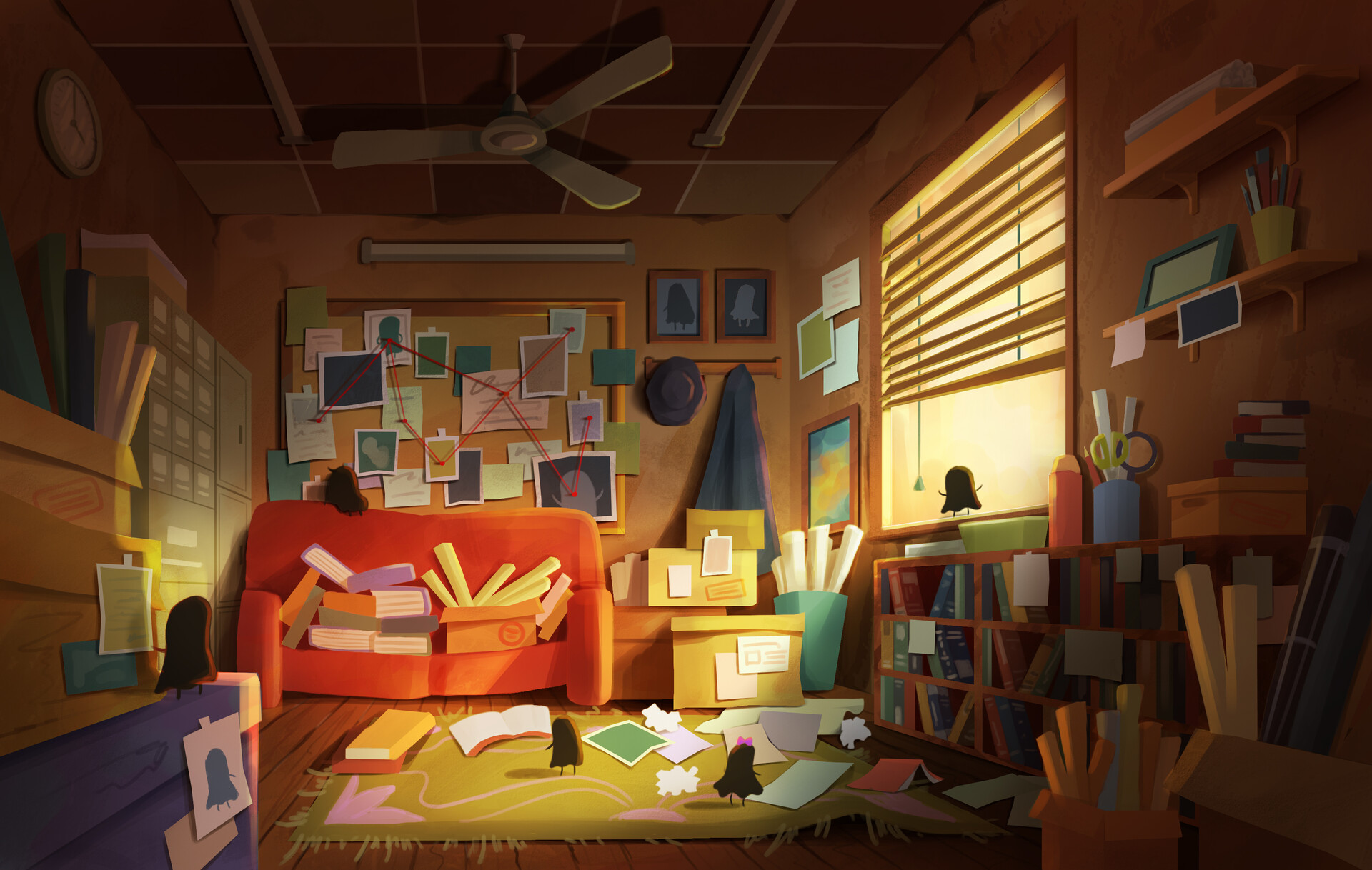 ArtStation - Detective room