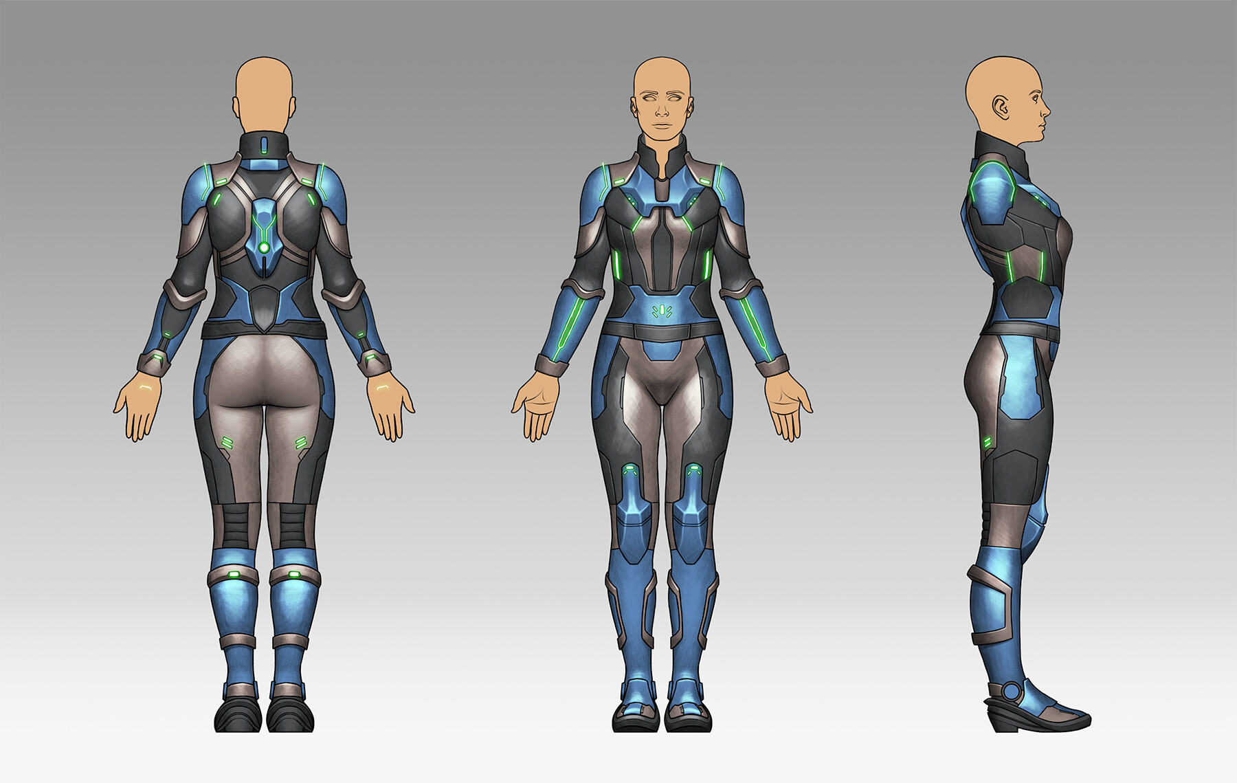 ArtStation - Space ship regular suit