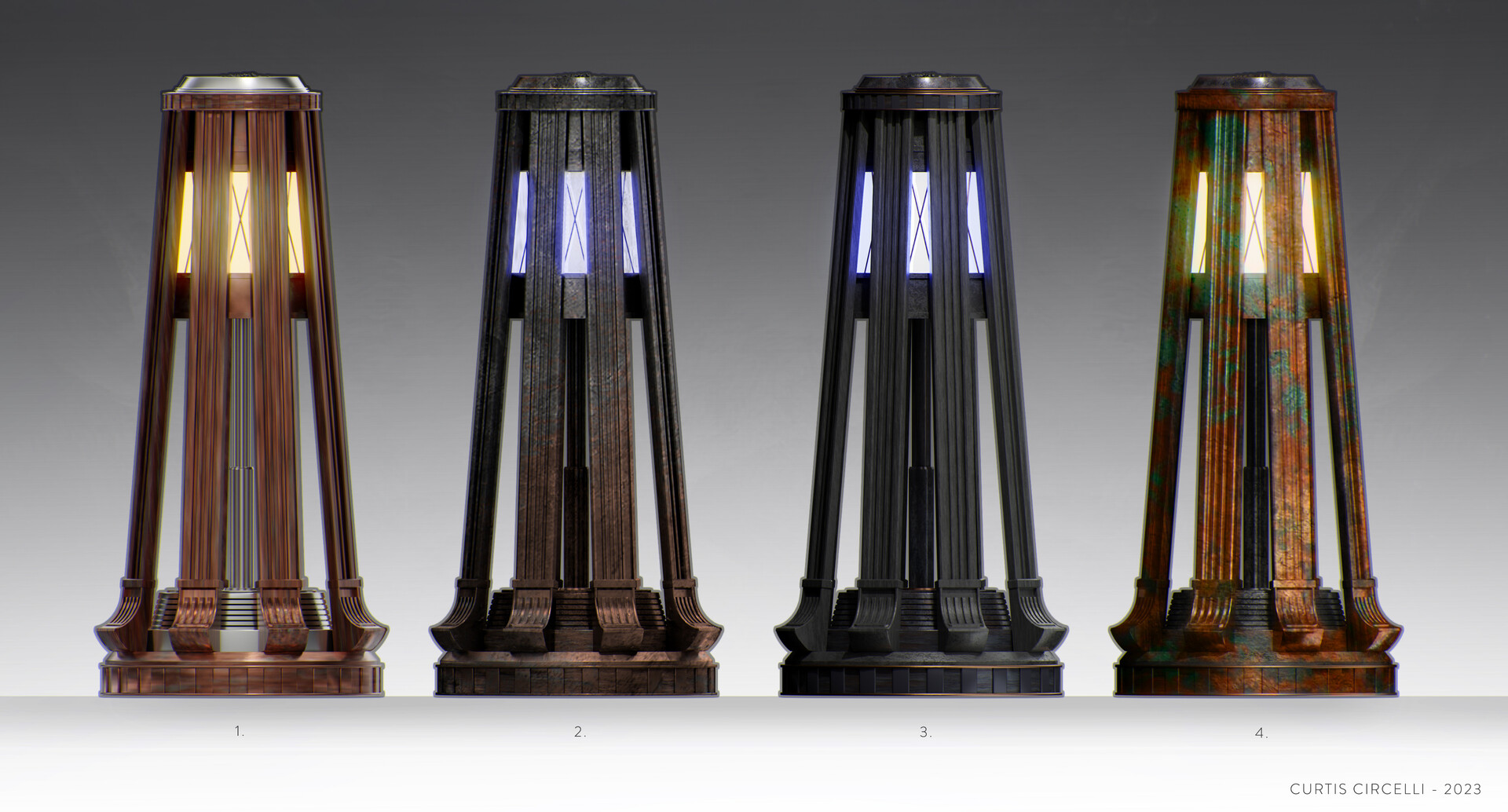 Curtis Circelli - Street Bollard - No Time for Noir