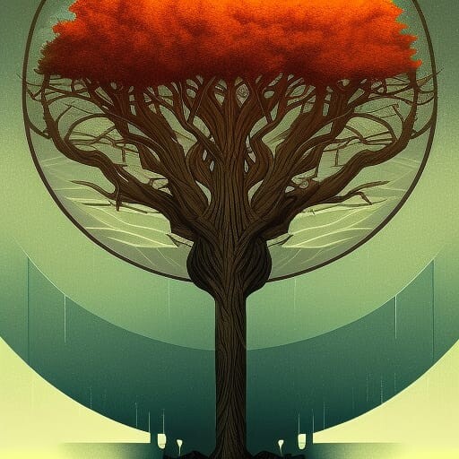 ArtStation - red tree