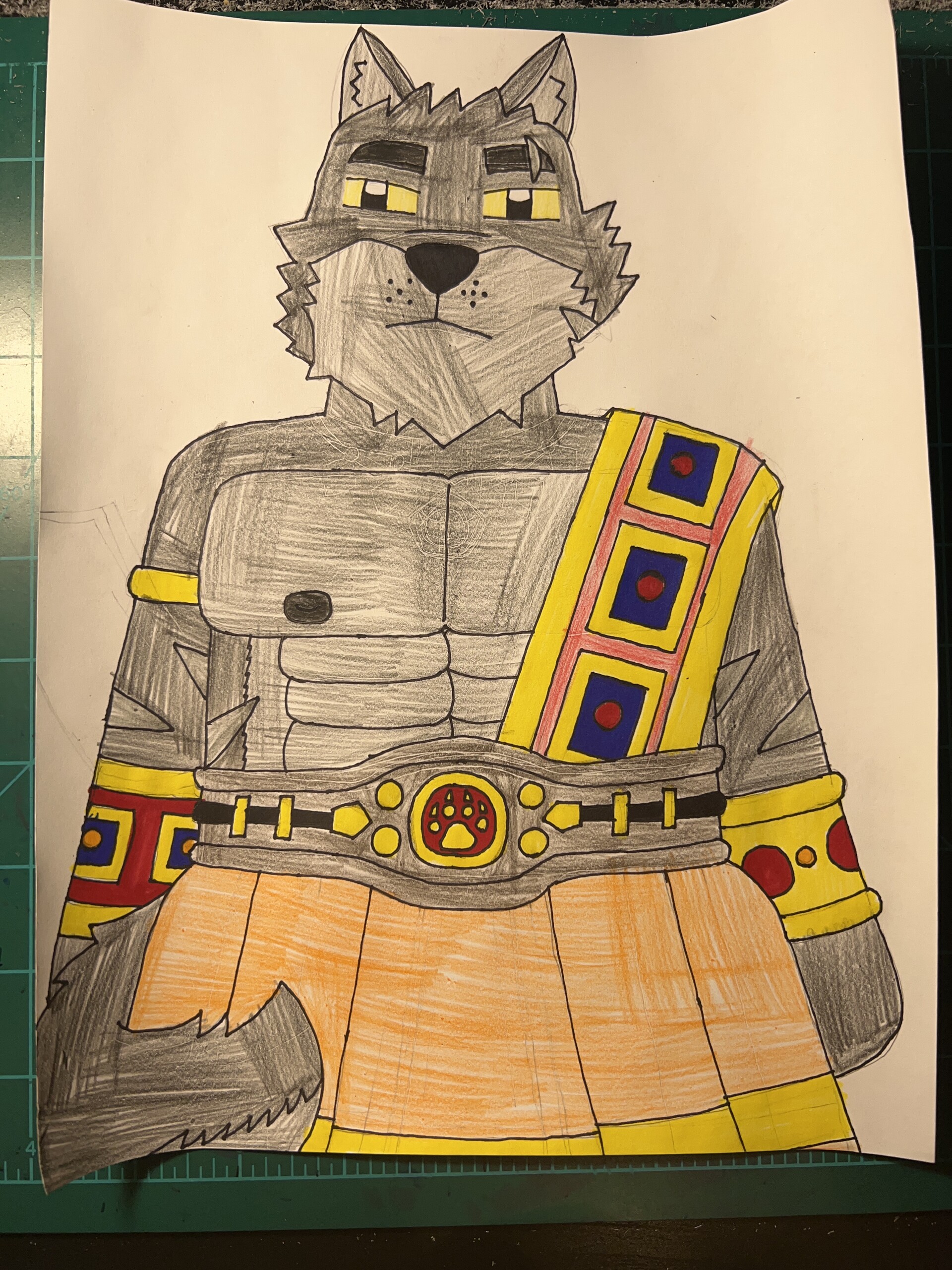ArtStation - Mythical Greek Wolf Warrior