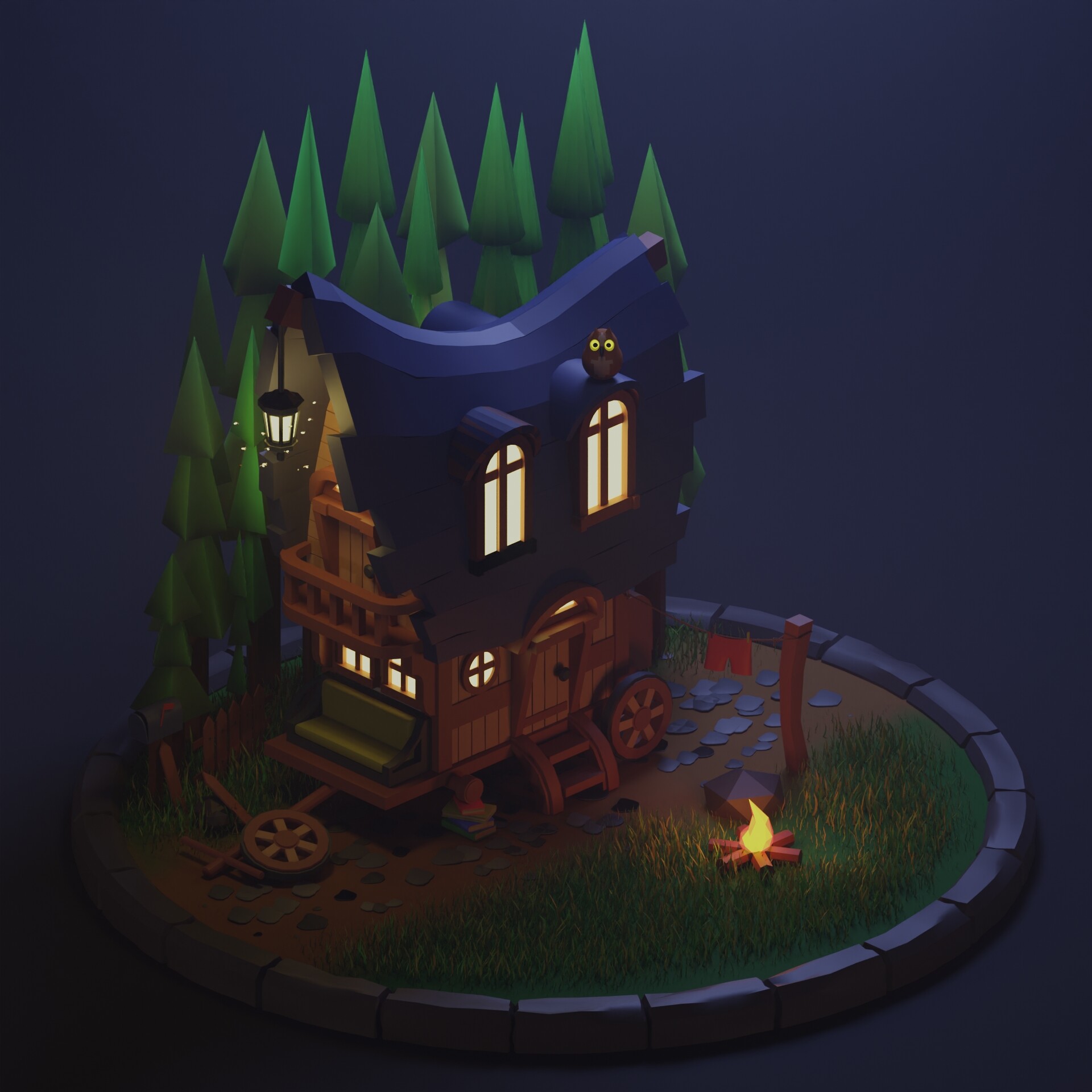 ArtStation - Trial work on a free course from Kaino University