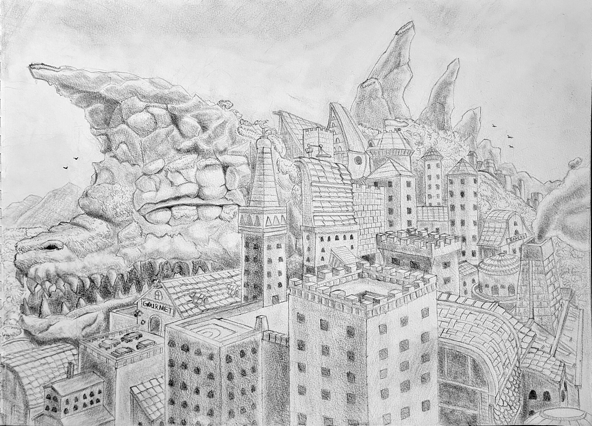 ArtStation - Kaiju City