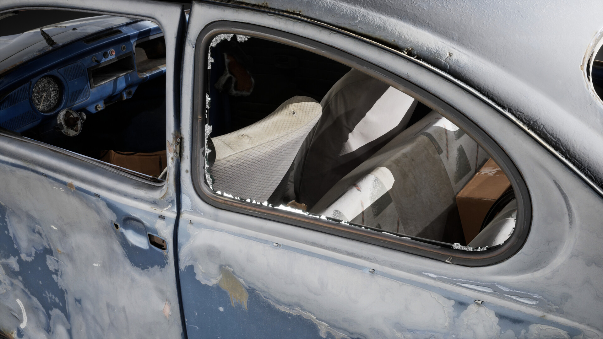 Mert Mimaroglu - Wrecked VW Beetle - Unreal