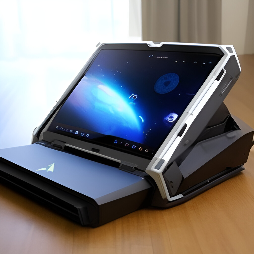 ArtStation - Futuristic laptop