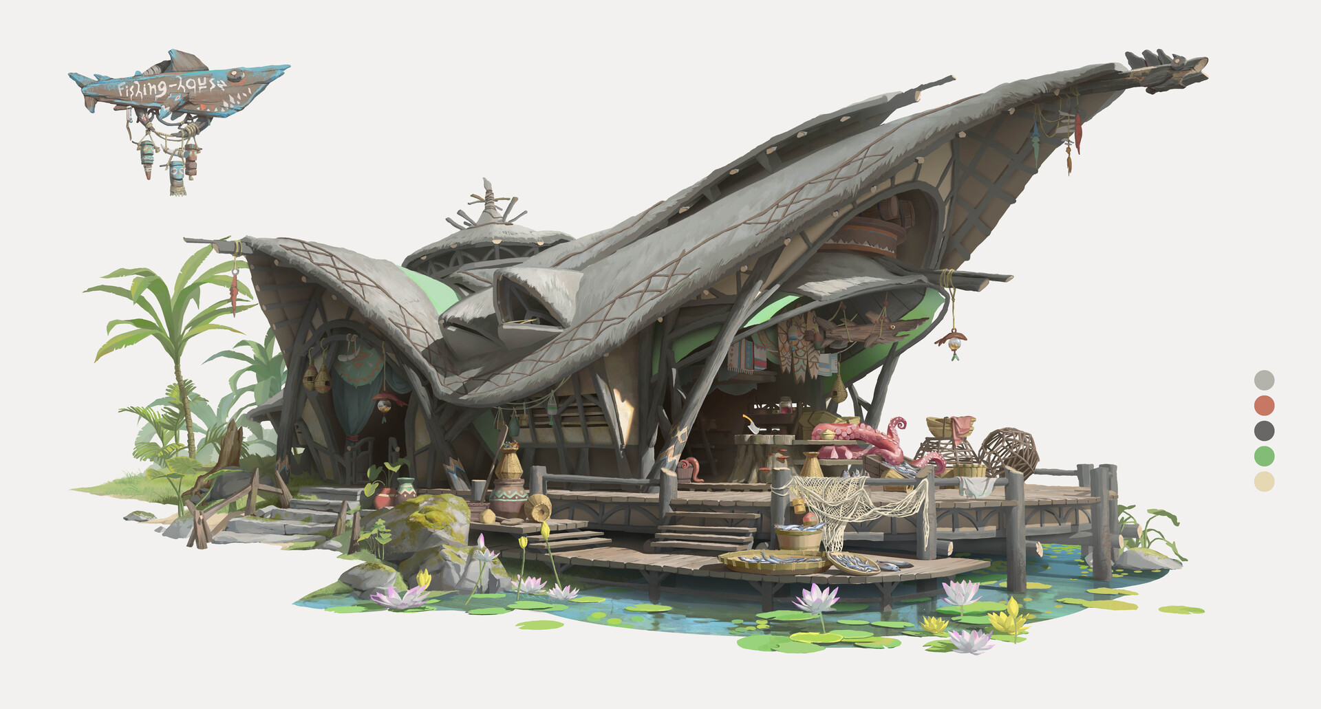 ArtStation - Fishing house