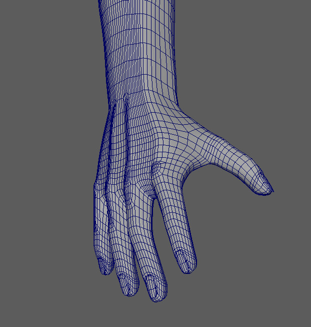 ArtStation - 3D modeling of a hand