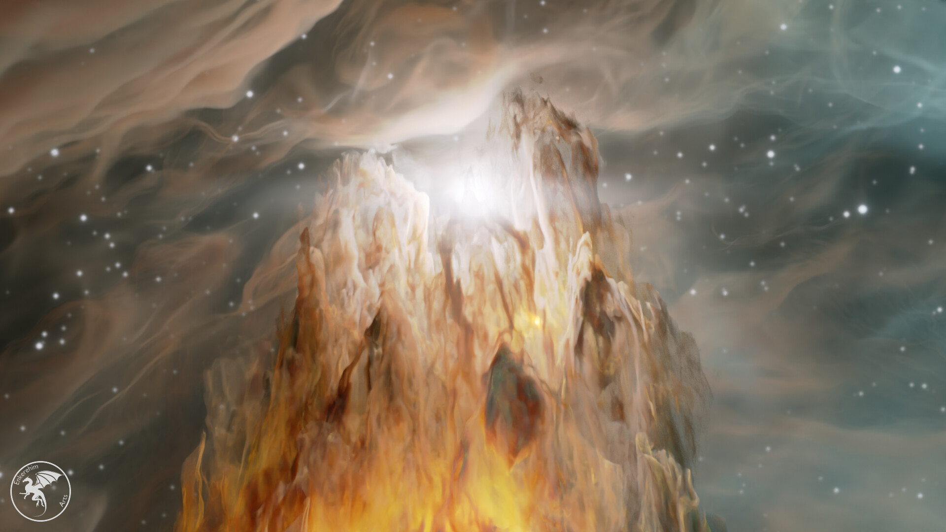 ArtStation - Yellow nebula