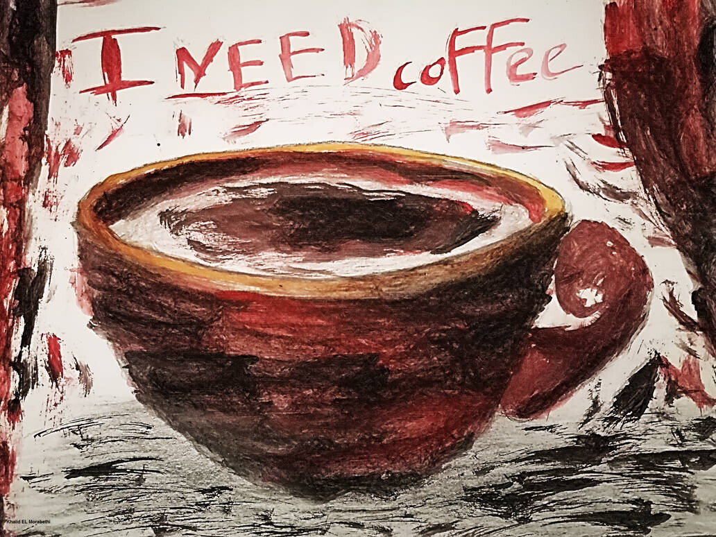 ArtStation - I need coffee. KHALID EL MORABETHI