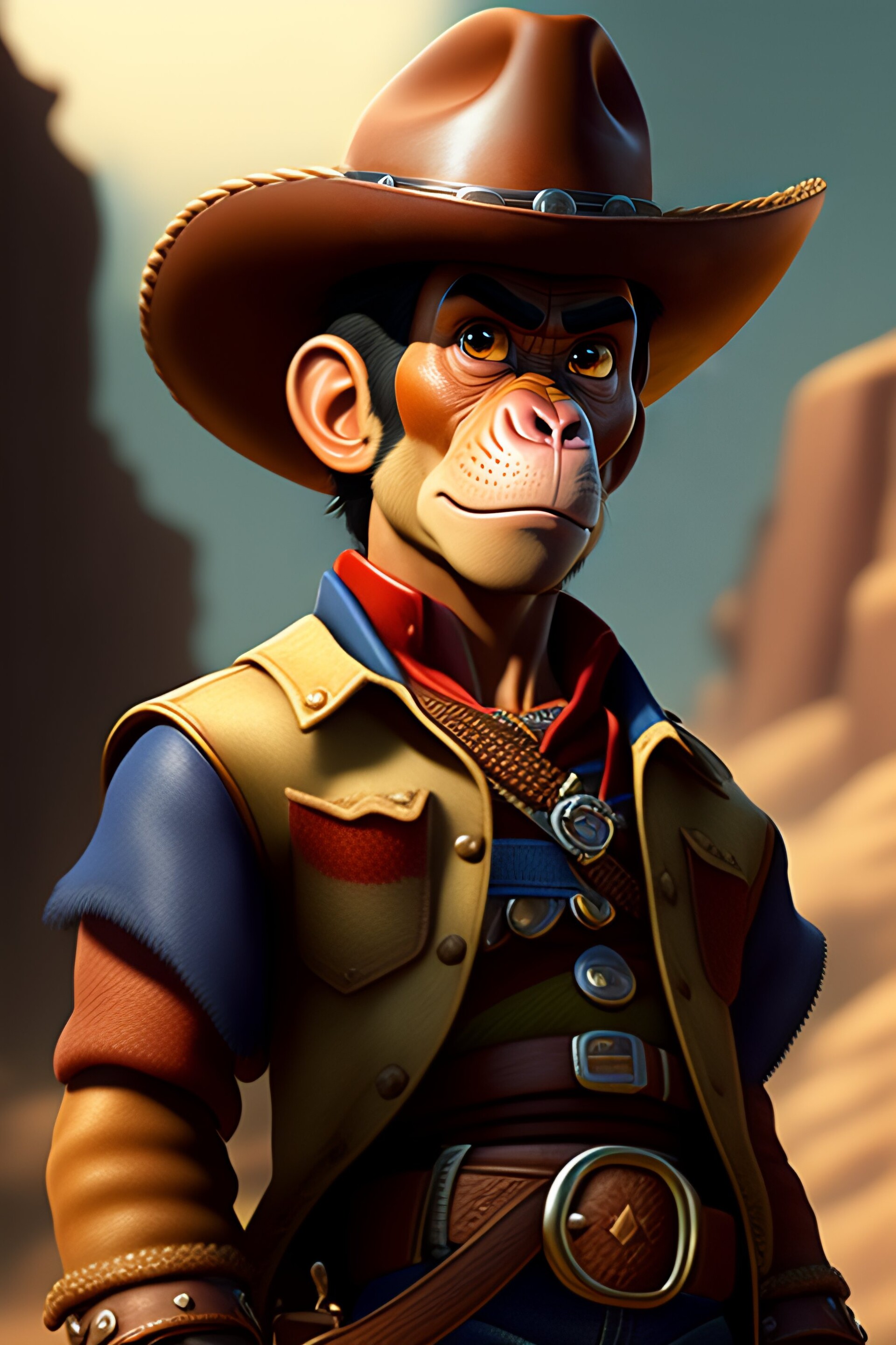 ArtStation - Cowboy Monkey
