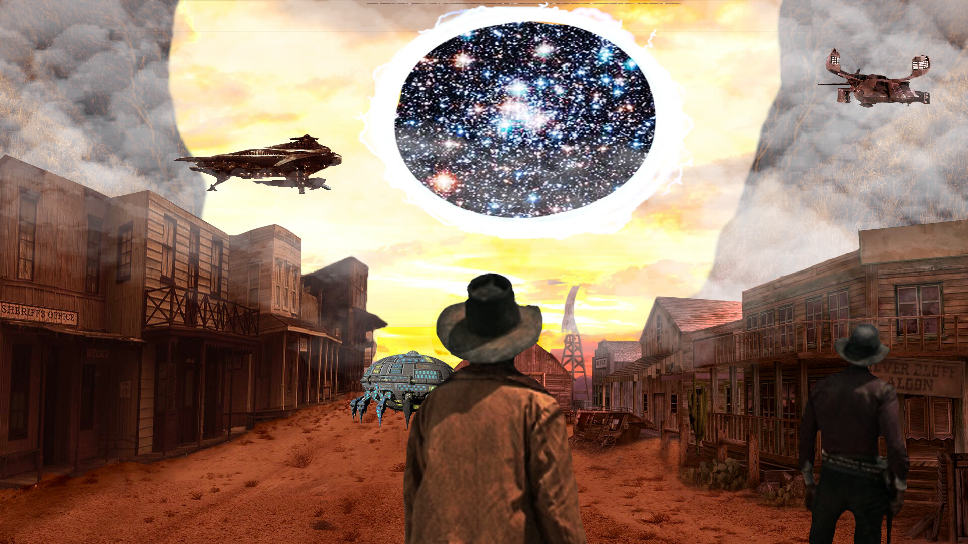 ArtStation - Mattepainting | Vintage | Spaceships