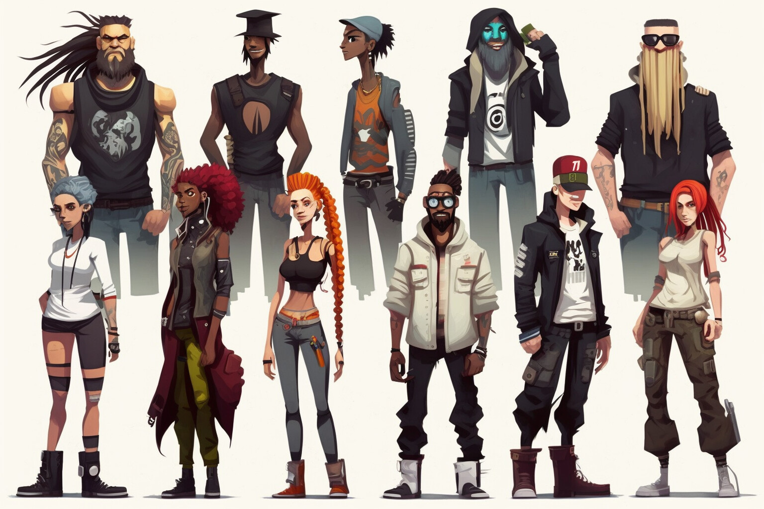 ArtStation - Urban Legends: A Portfolio for warriors, gangsters ...