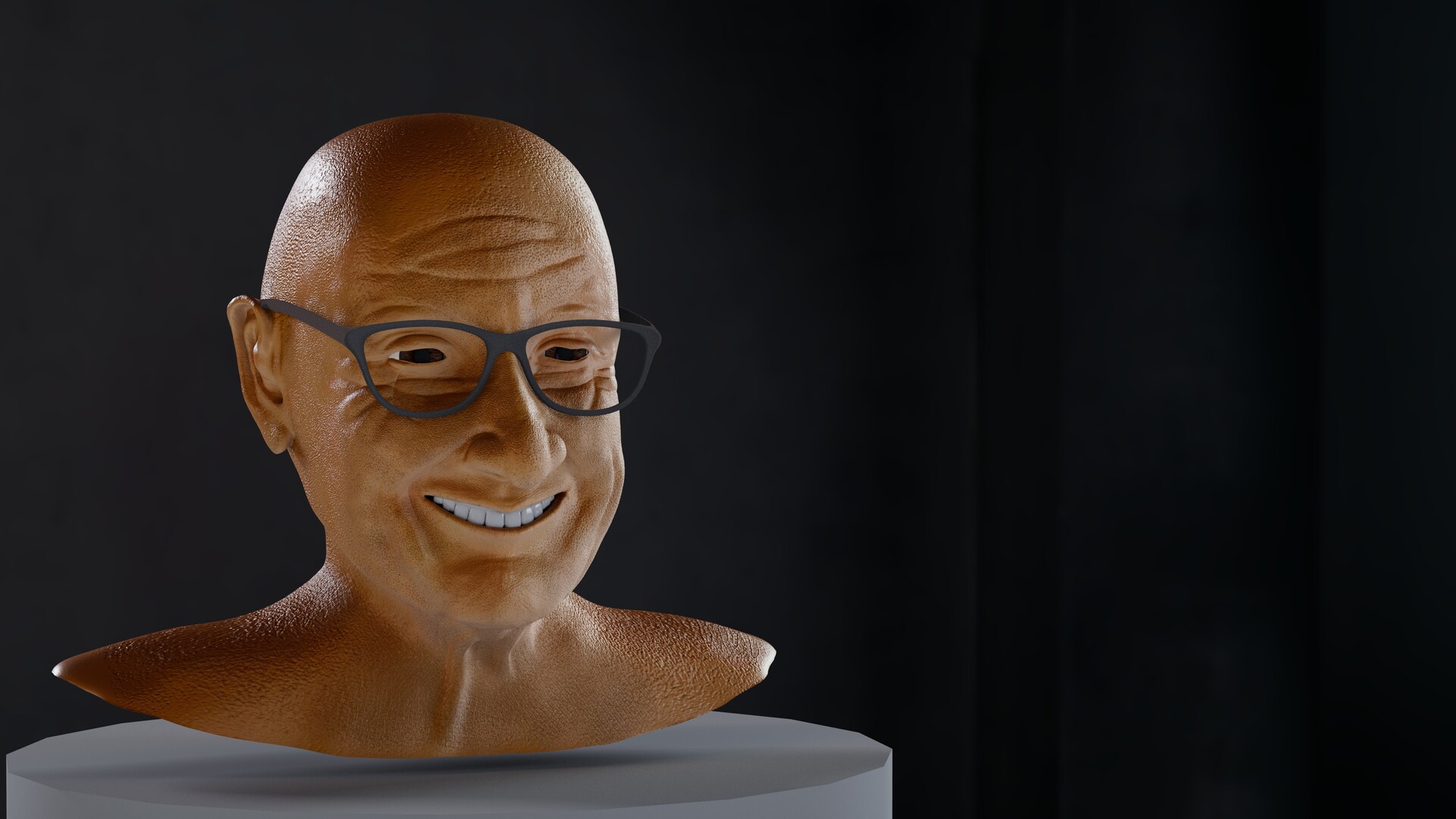 ArtStation - Stan Lee 3D Face