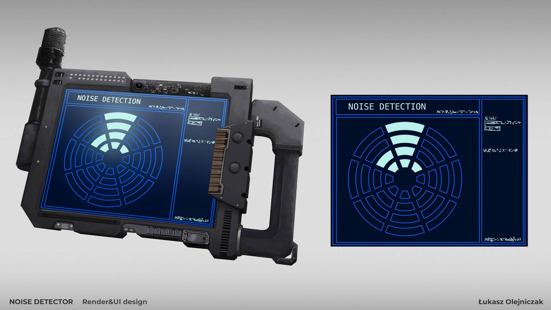 ArtStation - Noise Detector - Prop Design