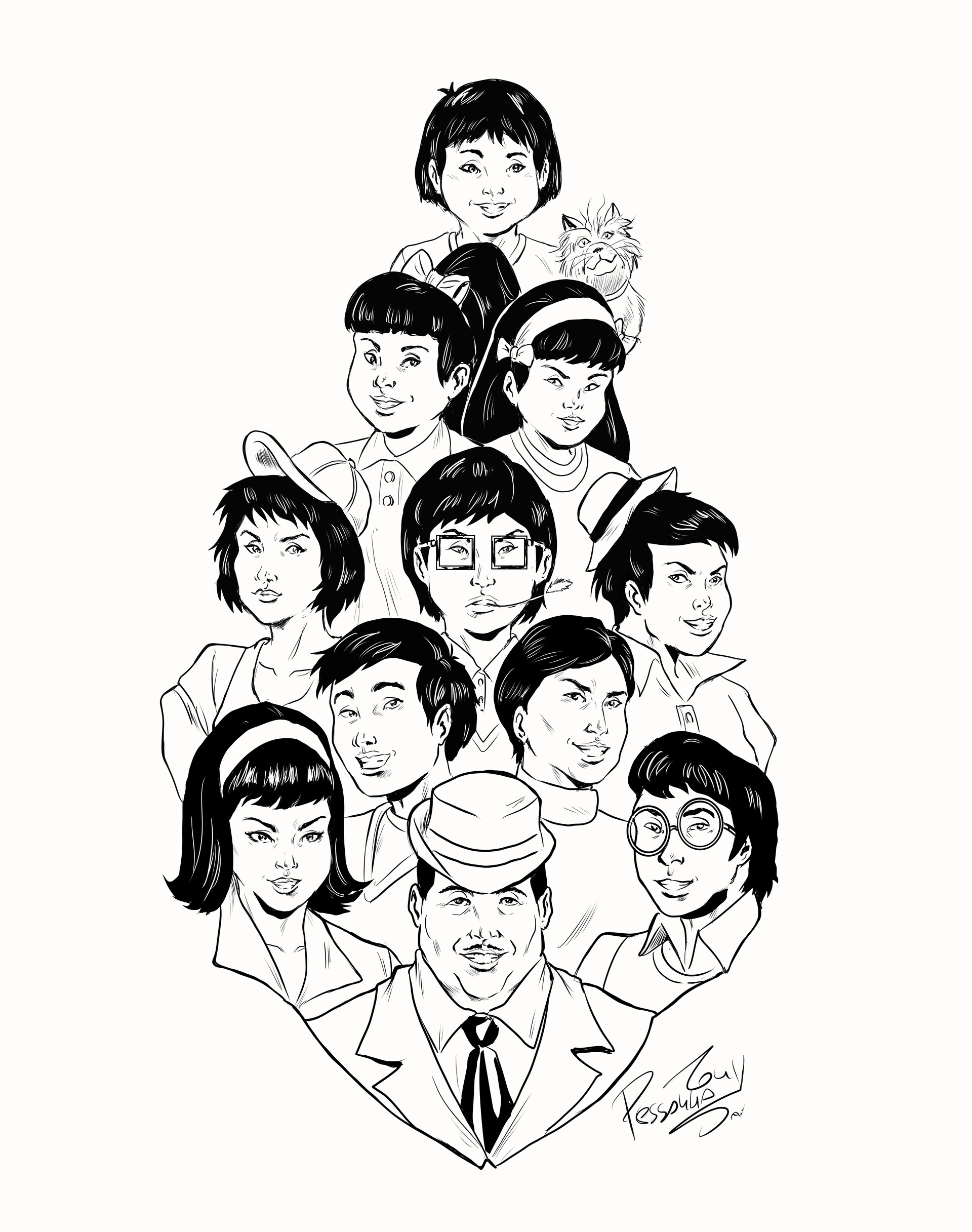 ArtStation - The Amazing Chan and the Chan Clan