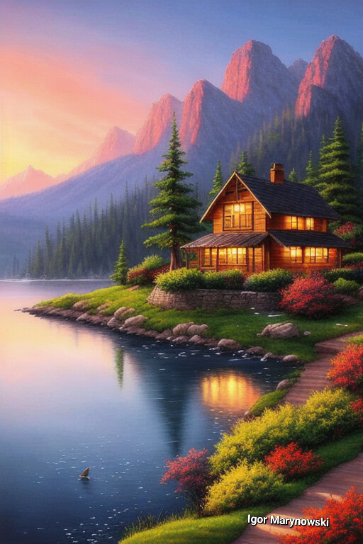 ArtStation - House near Water
