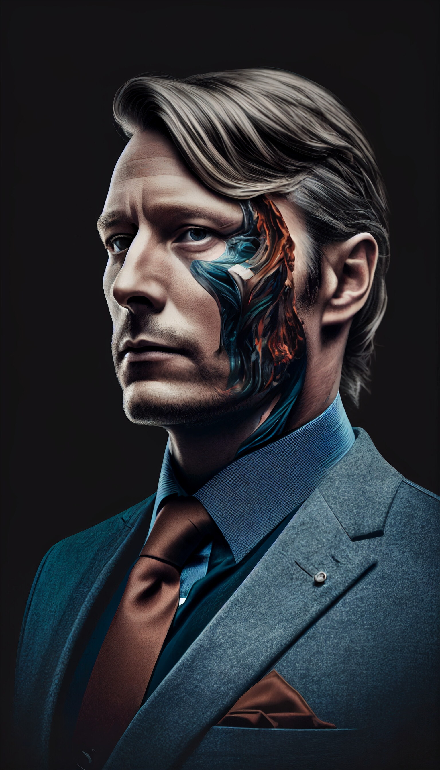 Mads Mikkelsen Hannibal Wallpaper