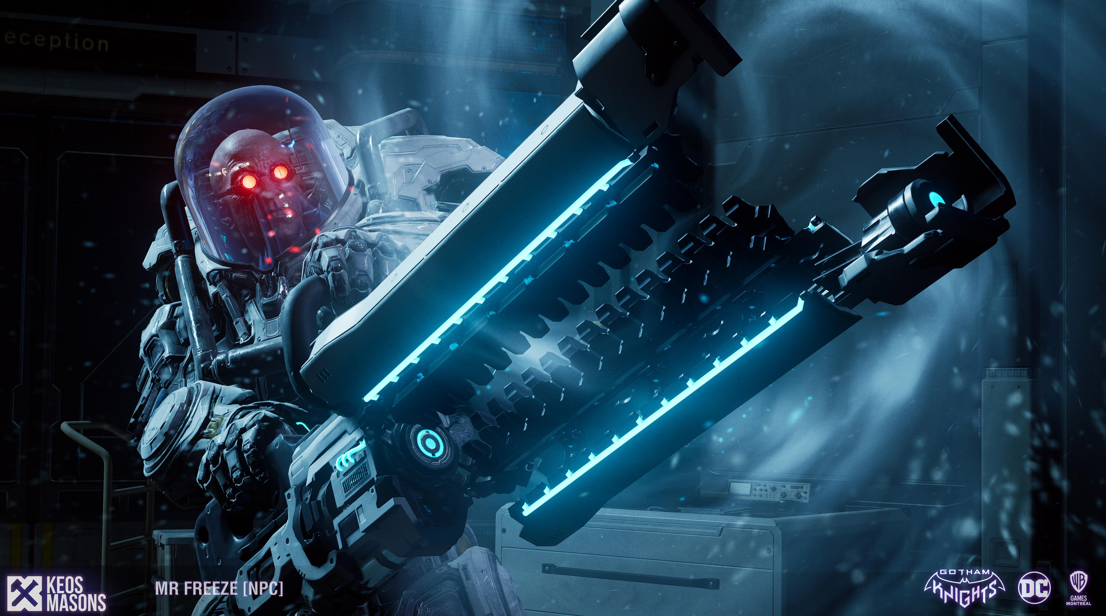 KEOS MASONS - Mr Freeze (Head) - Gotham Knights