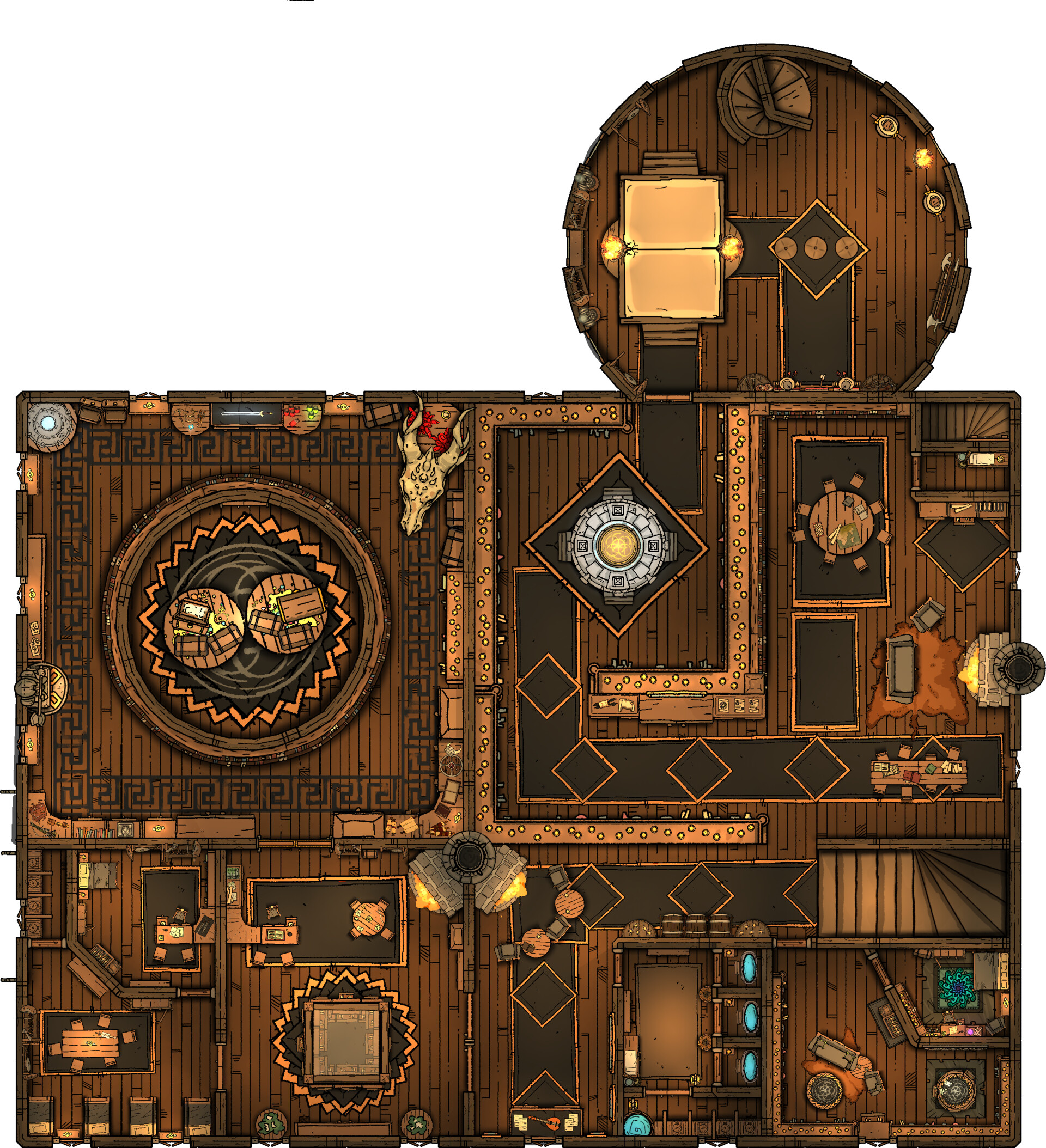 Morvold Press - Enchanted Estate | PC Headquarters [72 x 58]