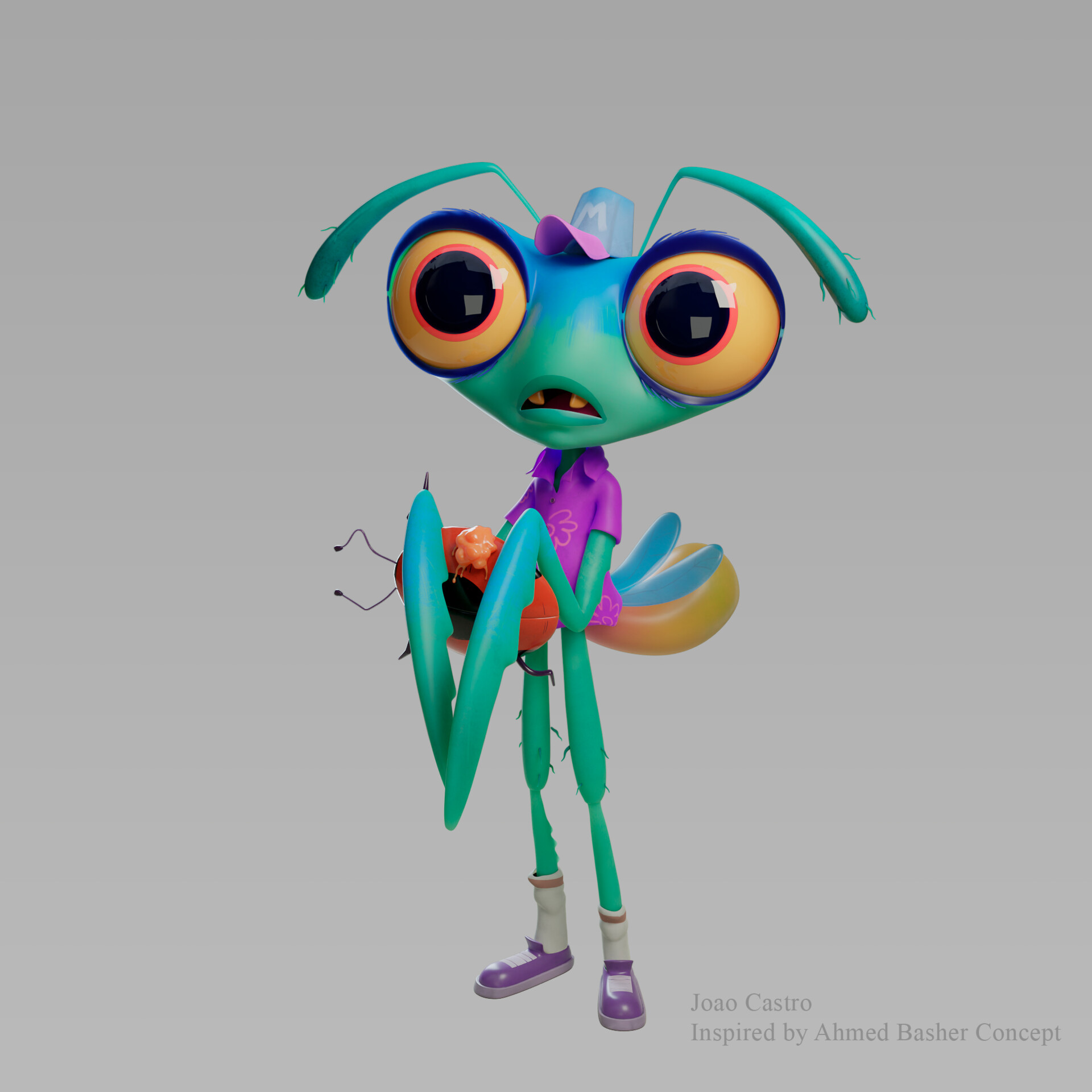 ArtStation - Firefly Cartoon based on Ahmed Basher's concept.