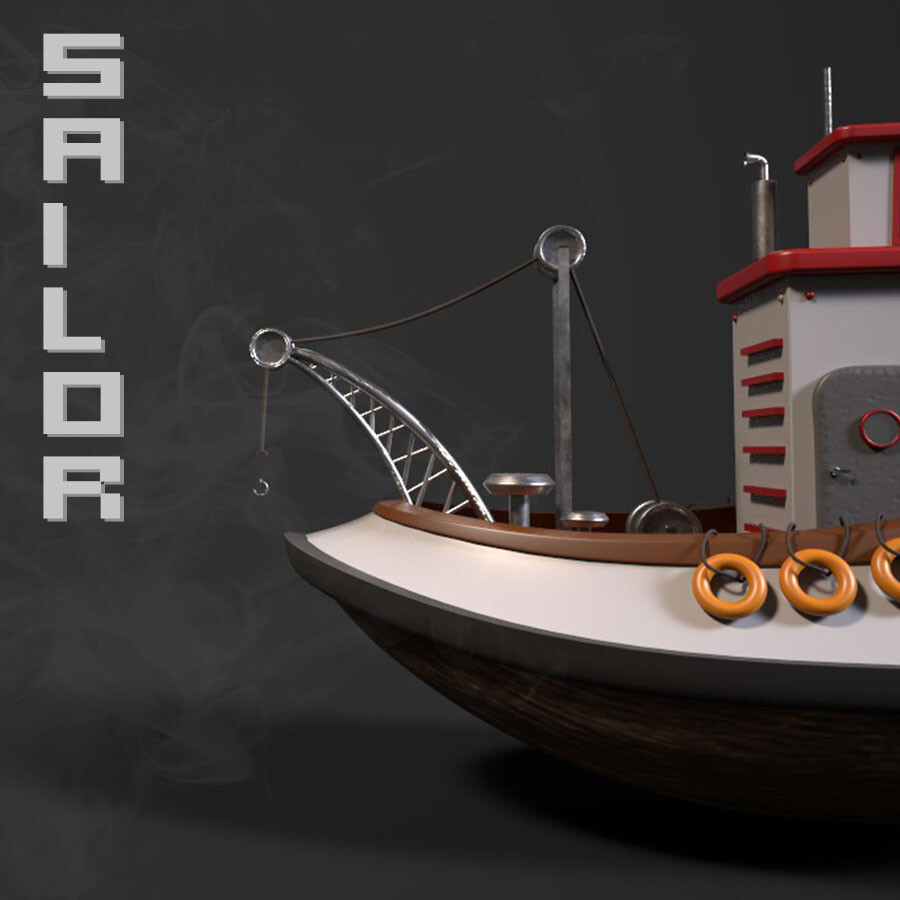 ArtStation - Boat 3D model