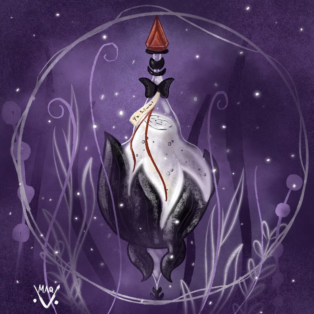 ArtStation - 2d art potion vampire