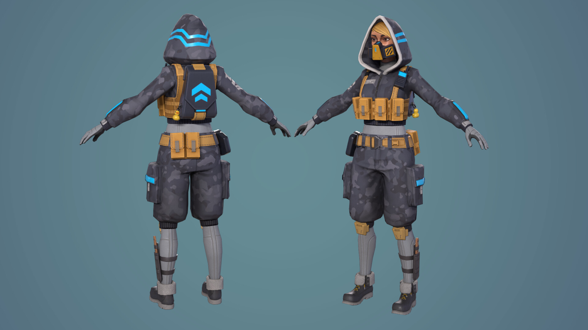 ArtStation - Skid Military Skin